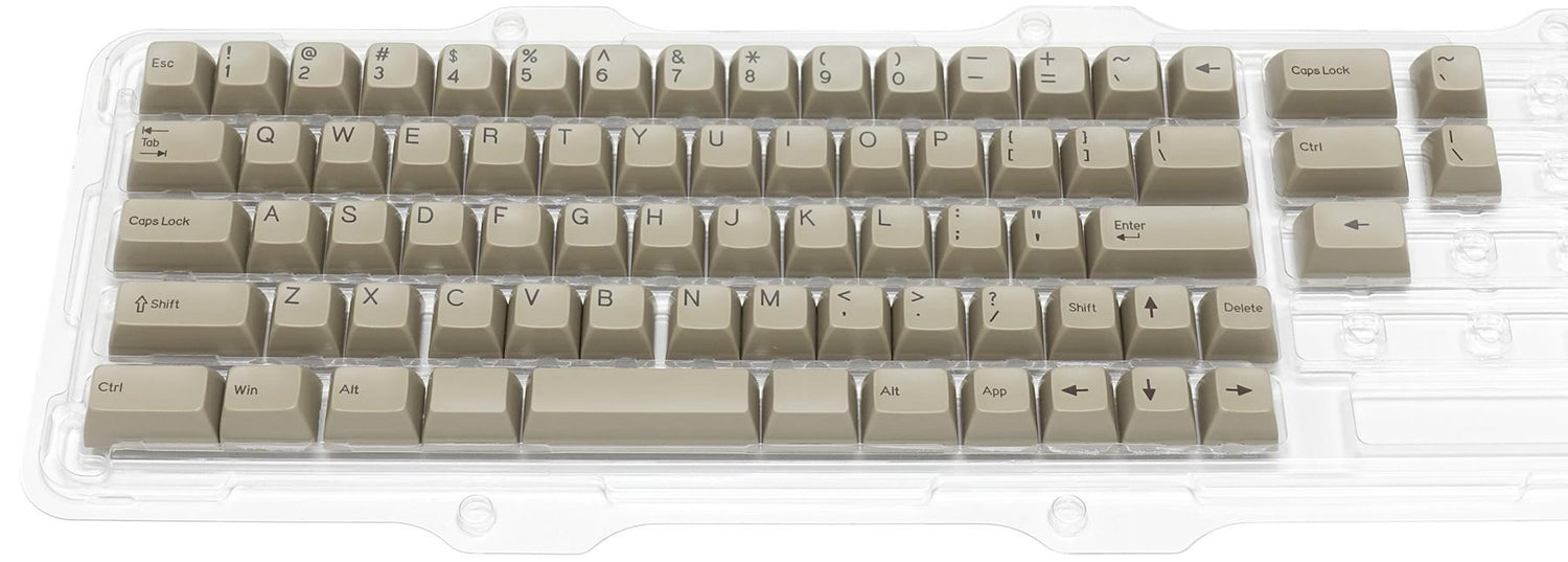 Filco Chocolate MINILA 72 Key SA Profile Double Shot ABS Keycap Set