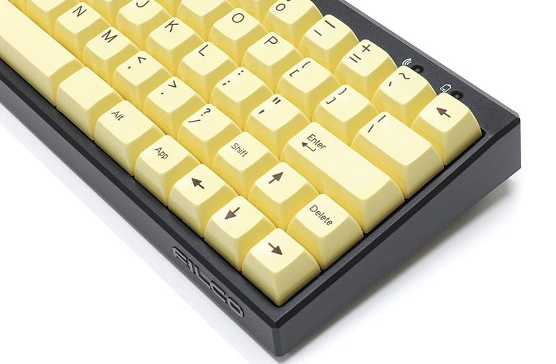 Filco Custard MINILA 72 Key SA Profile Double Shot ABS Keycap Set
