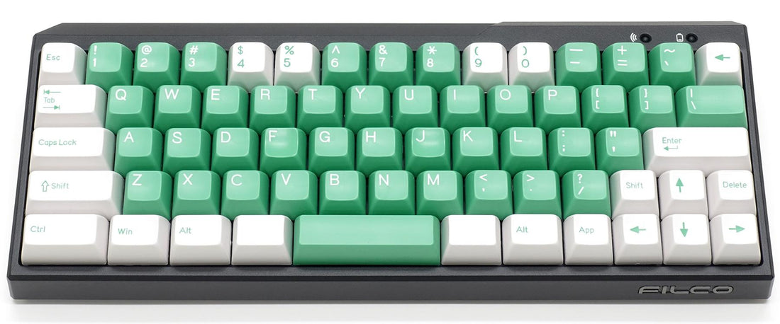Filco Sugar / Mint MINILA 72 Key SA Profile Double Shot ABS Keycap Set