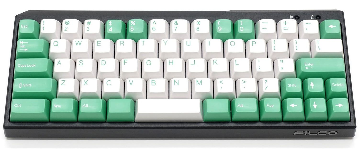 Filco Mint / Sugar MINILA 72 Key SA Profile Double Shot ABS Keycap Set