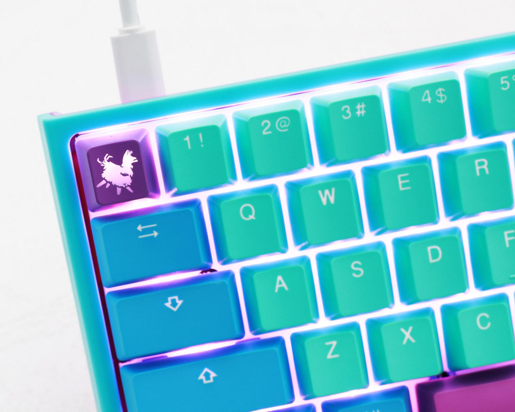 Ducky x MK Frozen Llama One 2 Mini RGB LED 60% Double Shot PBT Limited