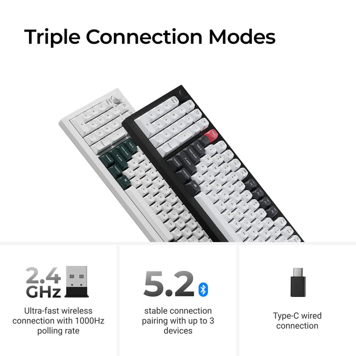 Keychron Q12 HE Southpaw Hotswap Wireless RGB Keyboard