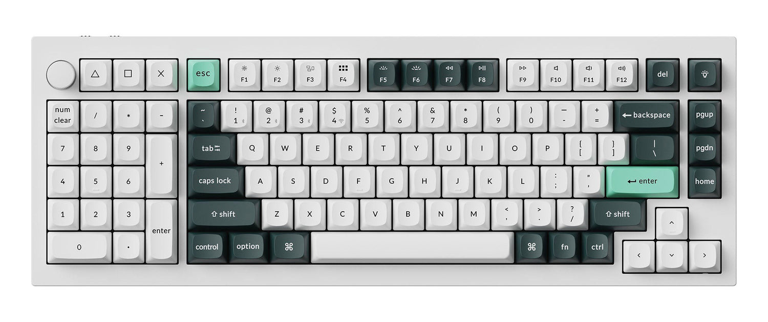 Keychron Q12 HE TMR Southpaw Hotswap Wireless RGB Keyboard