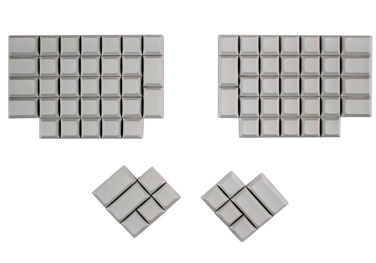 KBDFans ErgoDox Off White 76 Key DSA Profile Blank Keycap Set