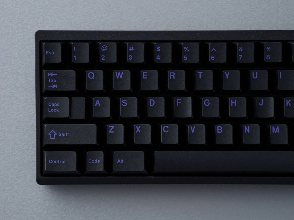 GMK x Glarses Purple on Black (POB) CYL Profile Double Shot ABS Keycap