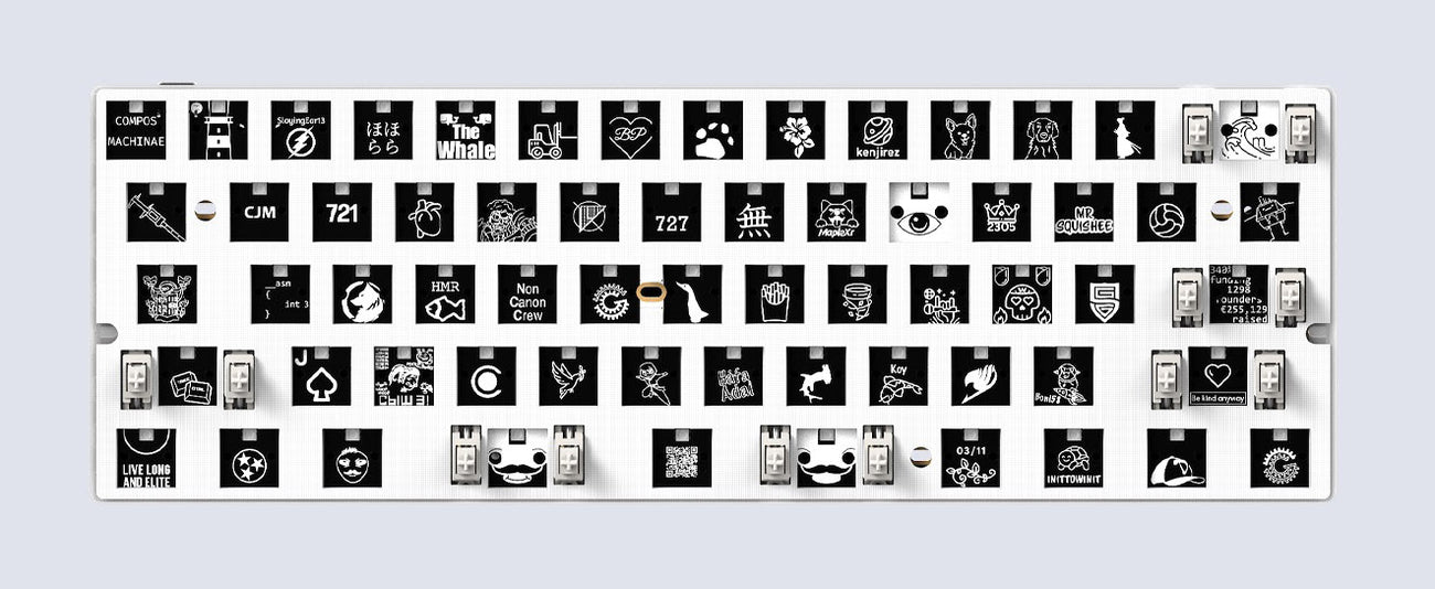 Wooting 60HE V2 Magnetic 8K Keyboard PCB Module