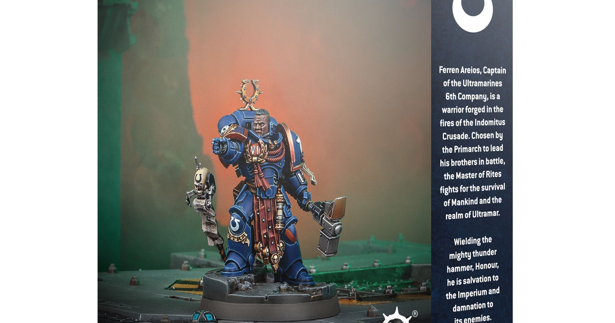 Warhammer 40000 Ultramarines Ferren Areios