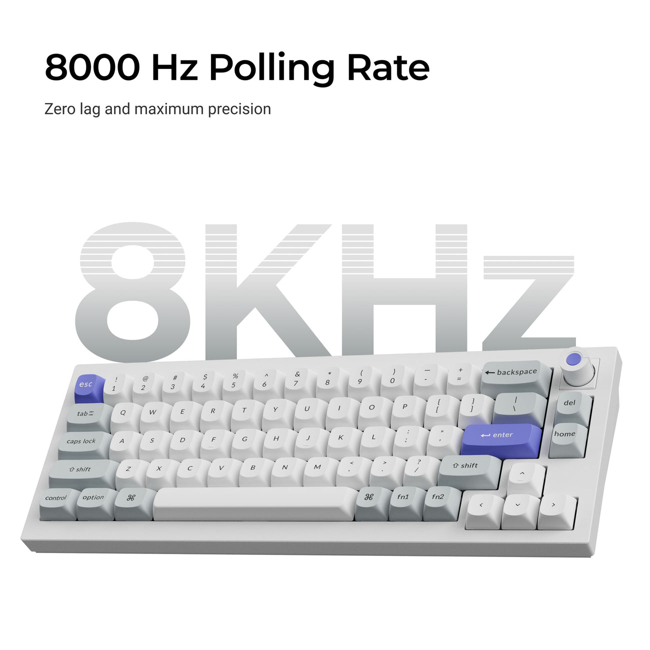 Keychron Q2 HE TMR 8K Aluminum 65% Hotswap RGB Keyboard
