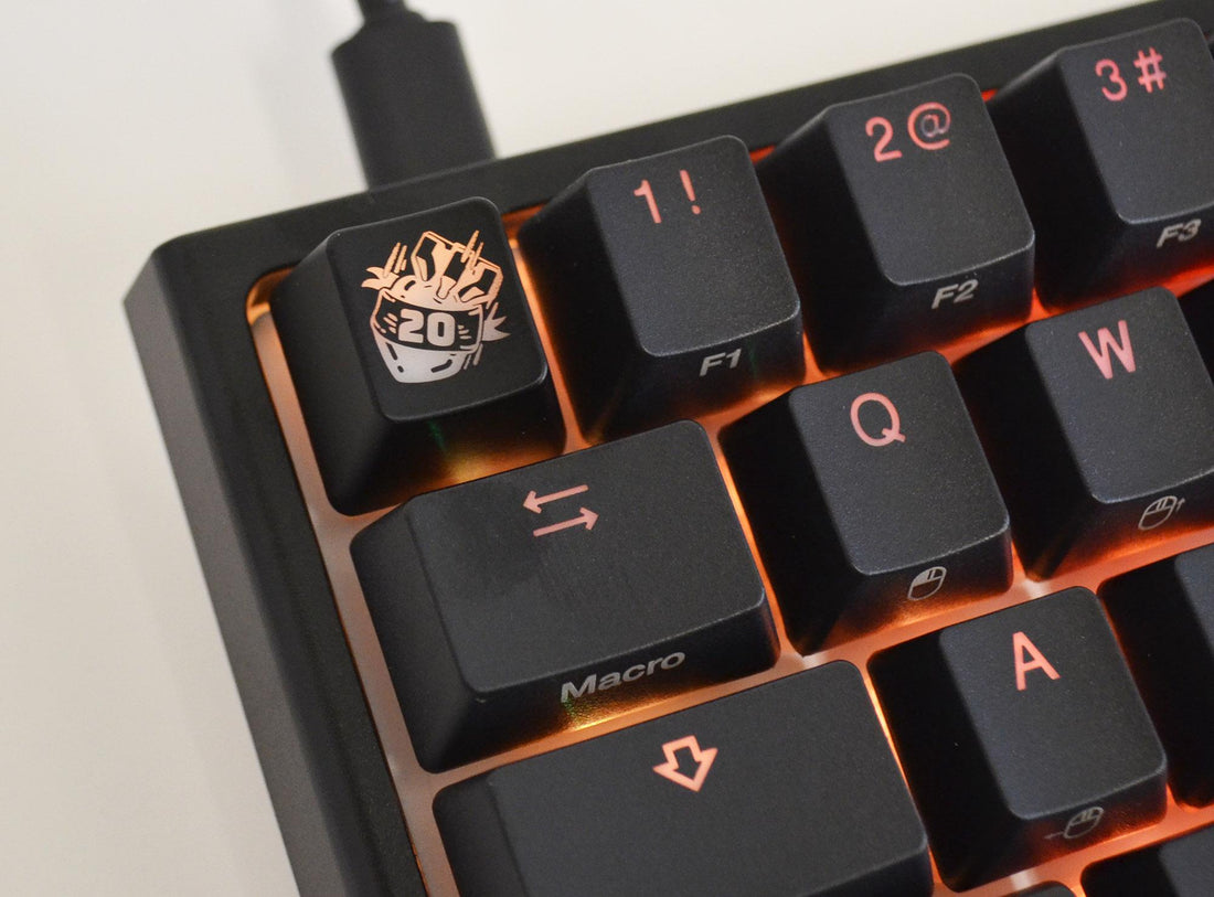 MK 20 Bomb Keycap Switch Keychain