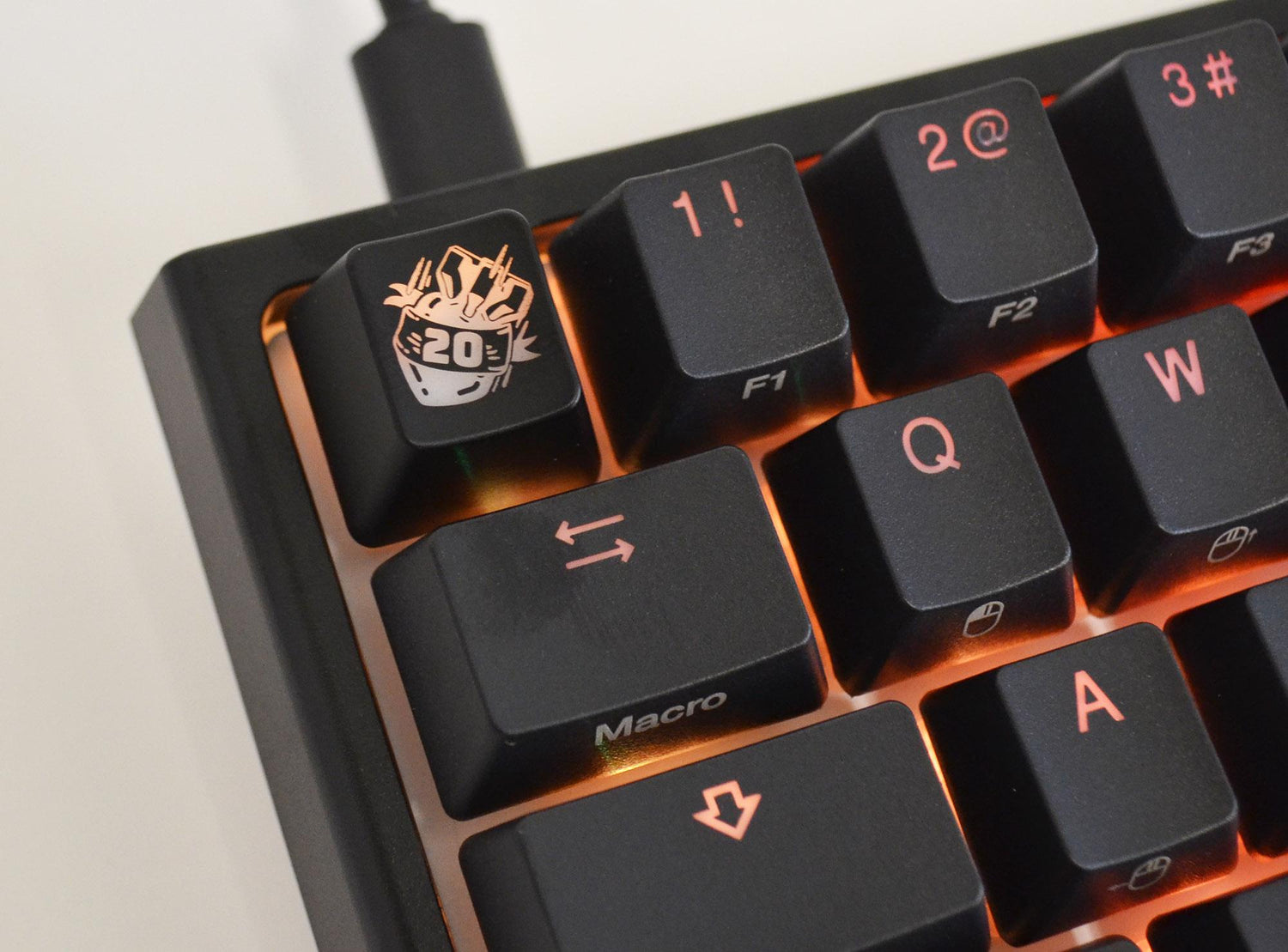 MK 20 Bomb Keycap Switch Keychain