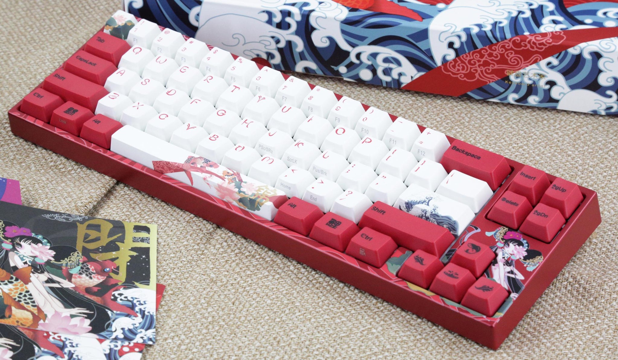 Ducky x Varmilo Miya Pro Koi 65% Dye Sub PBT Mechanical Keyboard