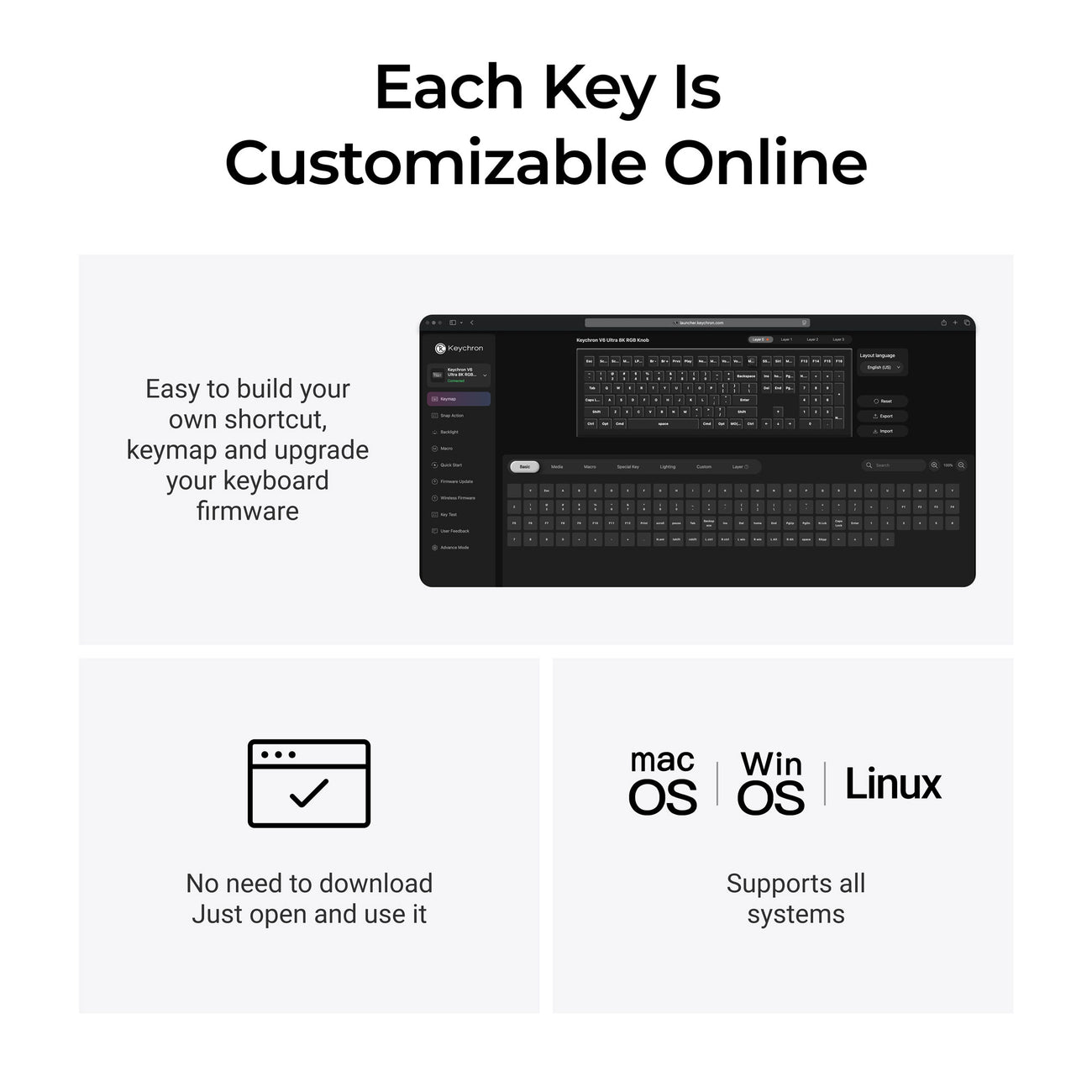 Keychron V6 Ultra 8K Wireless Keyboard