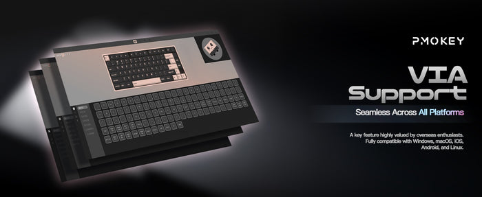 PMOKEY Wave 75 Pro Aluminum Wireless Keyboard