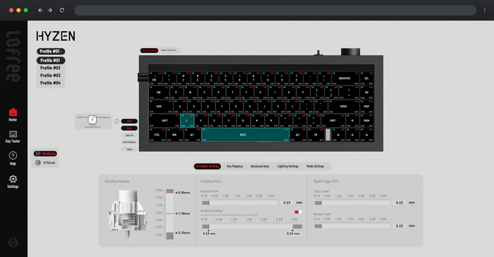 Lofree Hyzen67 Keyboard