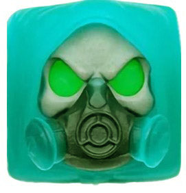 Hot Keys Project HKP Skull Face Electric Blue Artisan Keycap