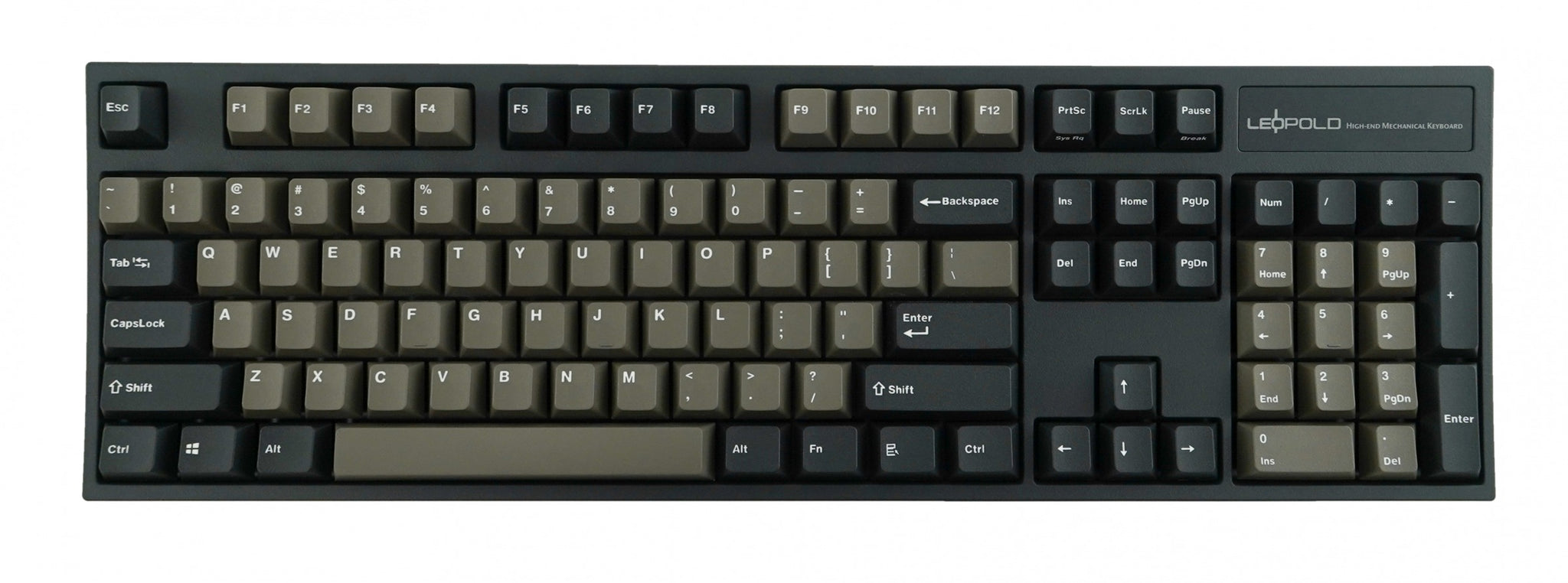 Leopold FC900R Dolch PD Double Shot PBT Mechanical Keyboard