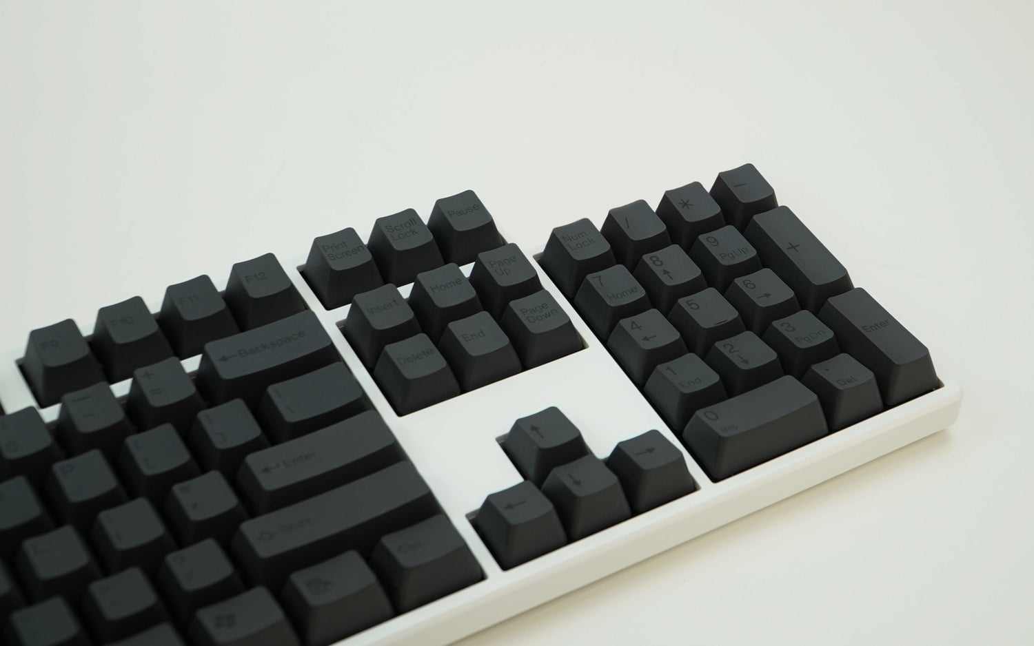 Tai-Hao Carbon Black 116 Key OEM Profile Double Shot PBT Keycap Set