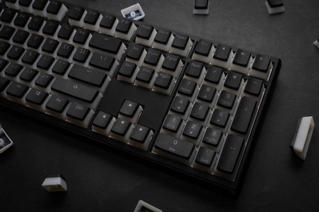 Ducky Black Pudding 108 Key OEM Profile Double Shot PBT Keycap Set