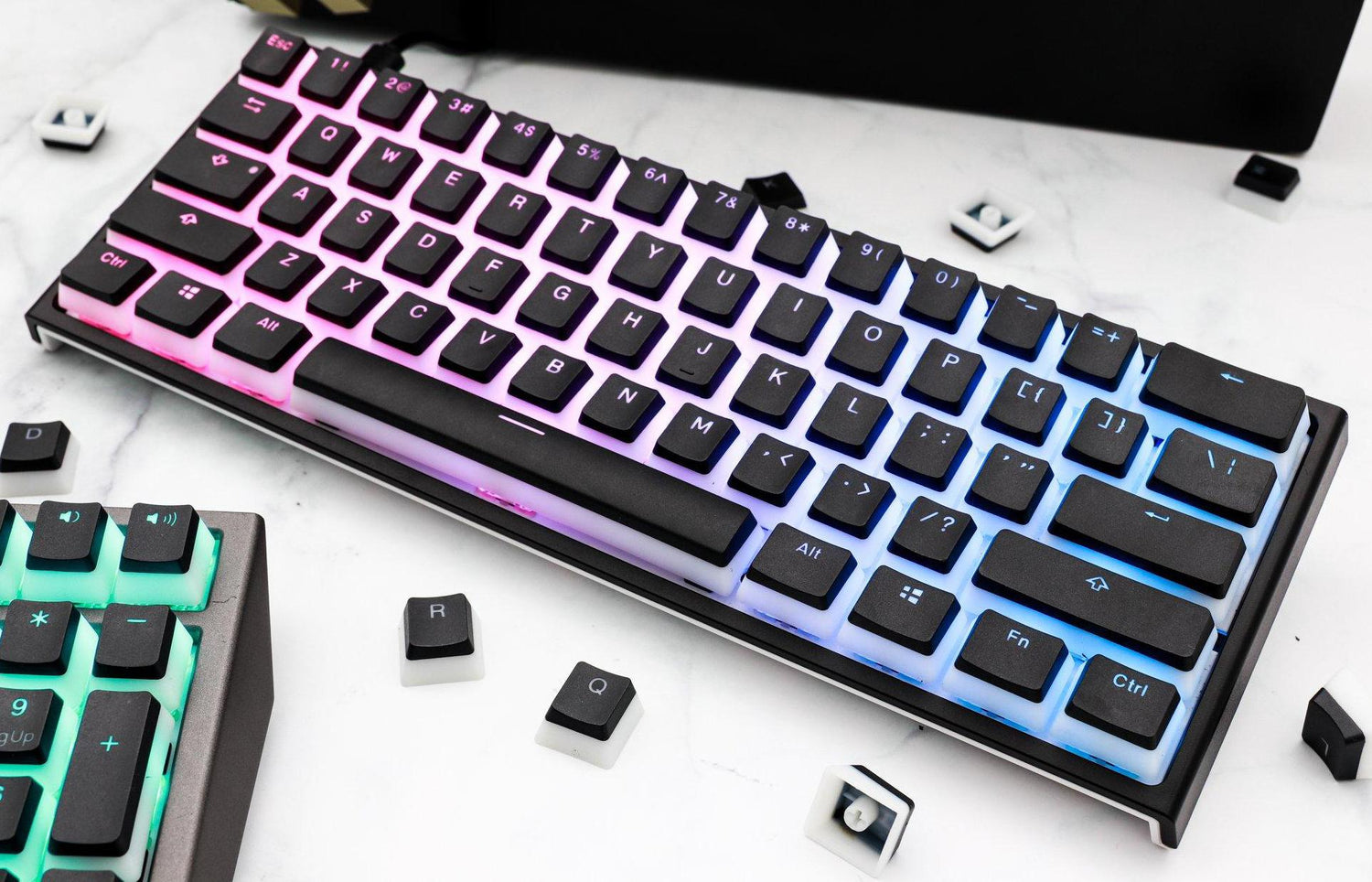 Ducky Black Pudding 108 Key OEM Profile Double Shot PBT Keycap Set