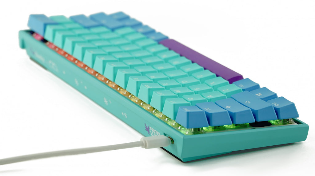 Ducky x MK Frozen Llama Mecha Mini v2 RGB LED 60% Double Shot PBT Mech