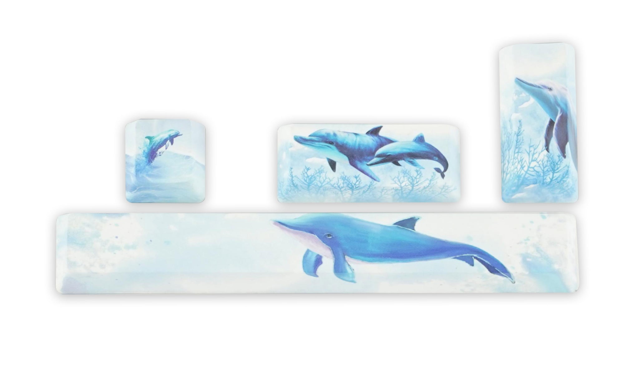 KBParadise Dolphin 4 Key OEM Profile Double Shot PBT Keycap Set