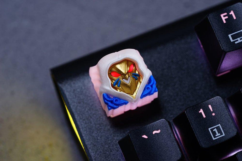 Hot Keys Project HKP Dead Man Pearl White Artisan Keycap