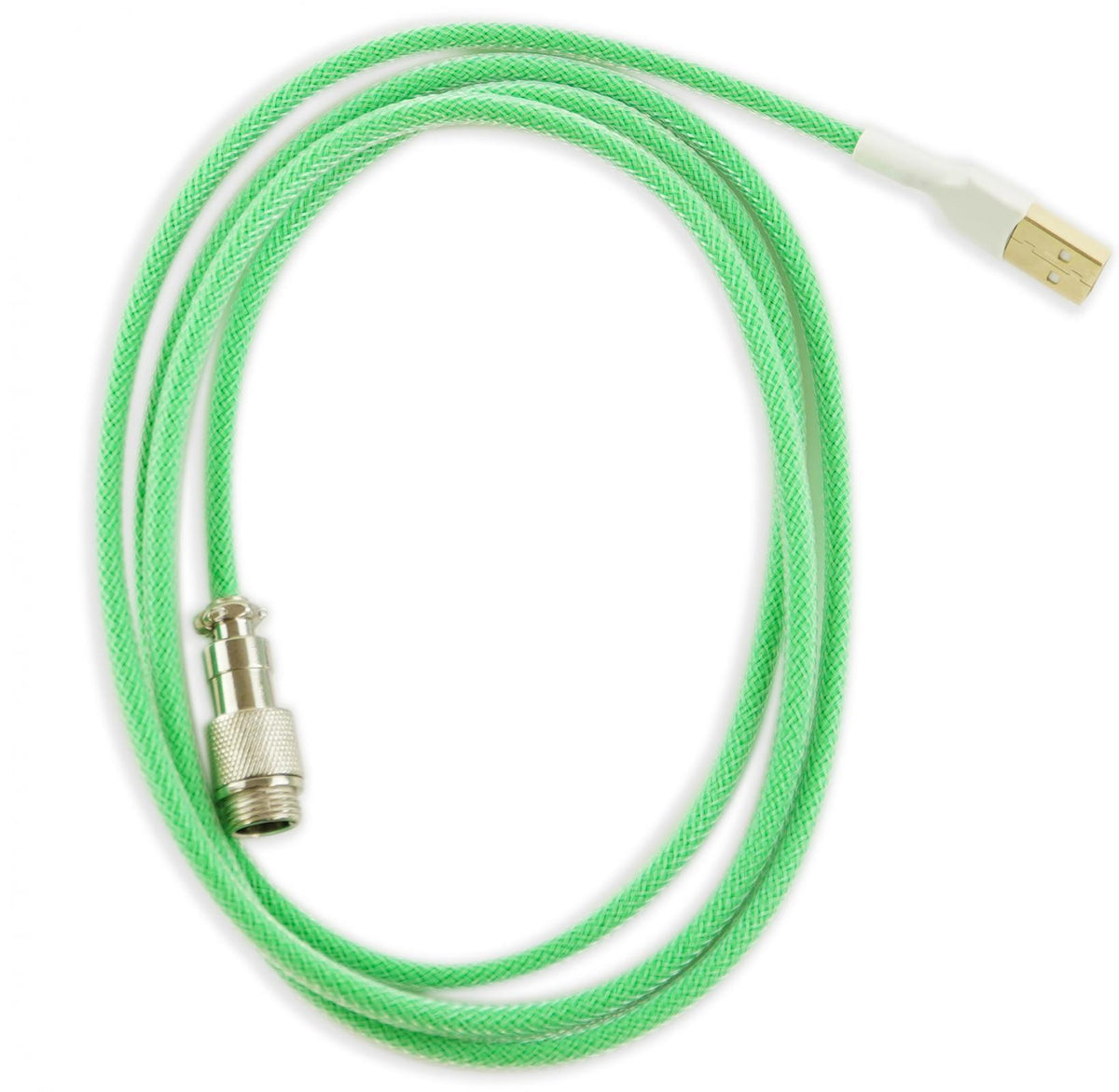 Kraken Green Sleeved Aviator Universal USB Keyboard Cable