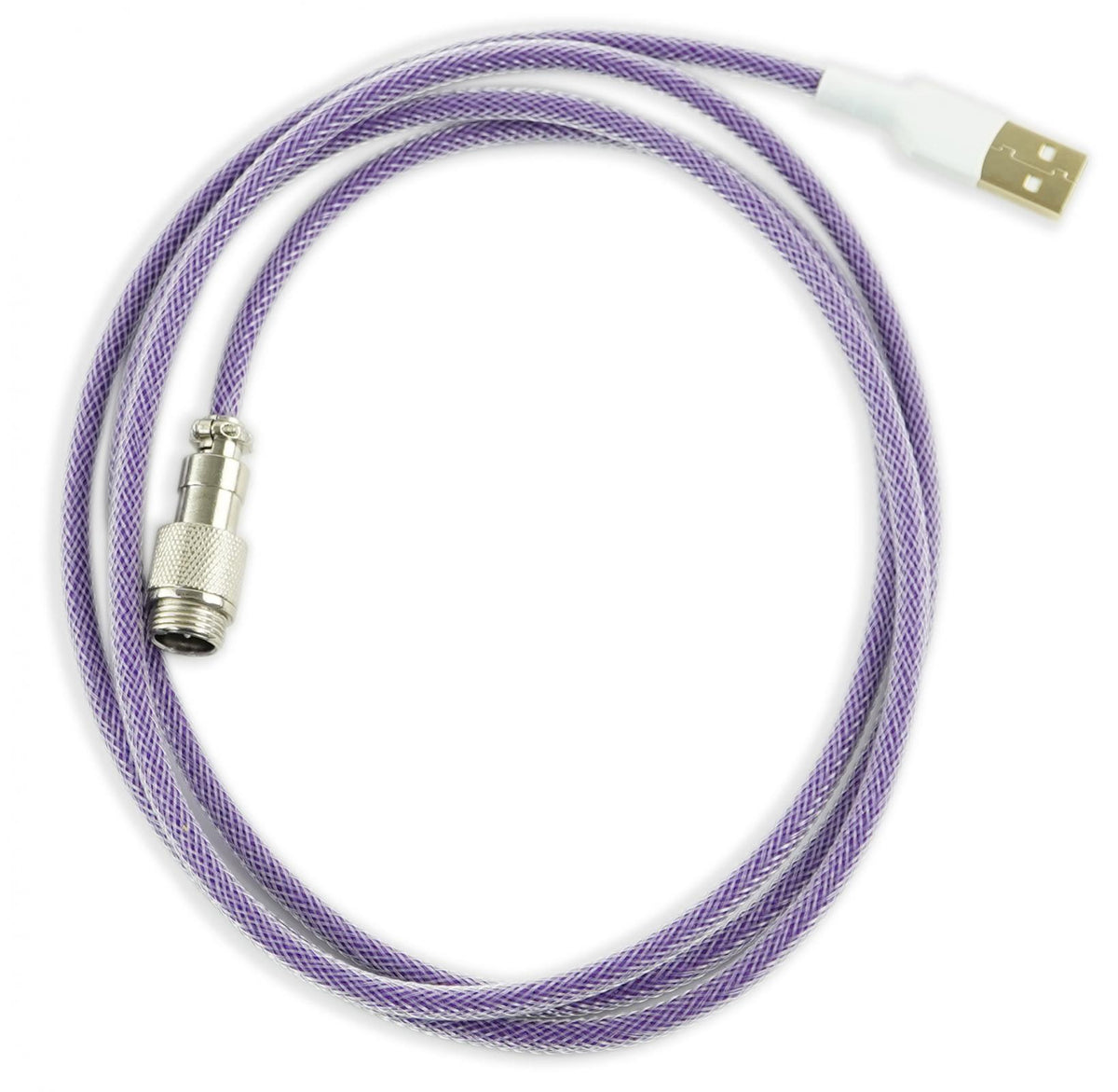 Kraken Purple Sleeved Aviator Universal USB Keyboard Cable