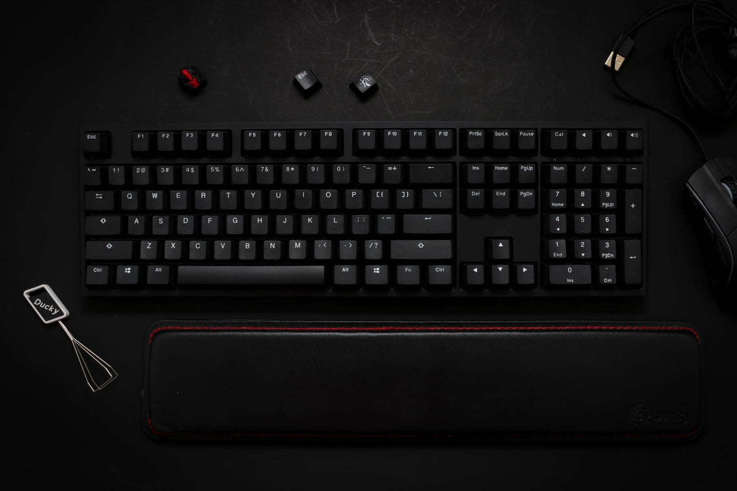 Ducky One 2 Phantom Black Double Shot PBT Mechanical Keyboard