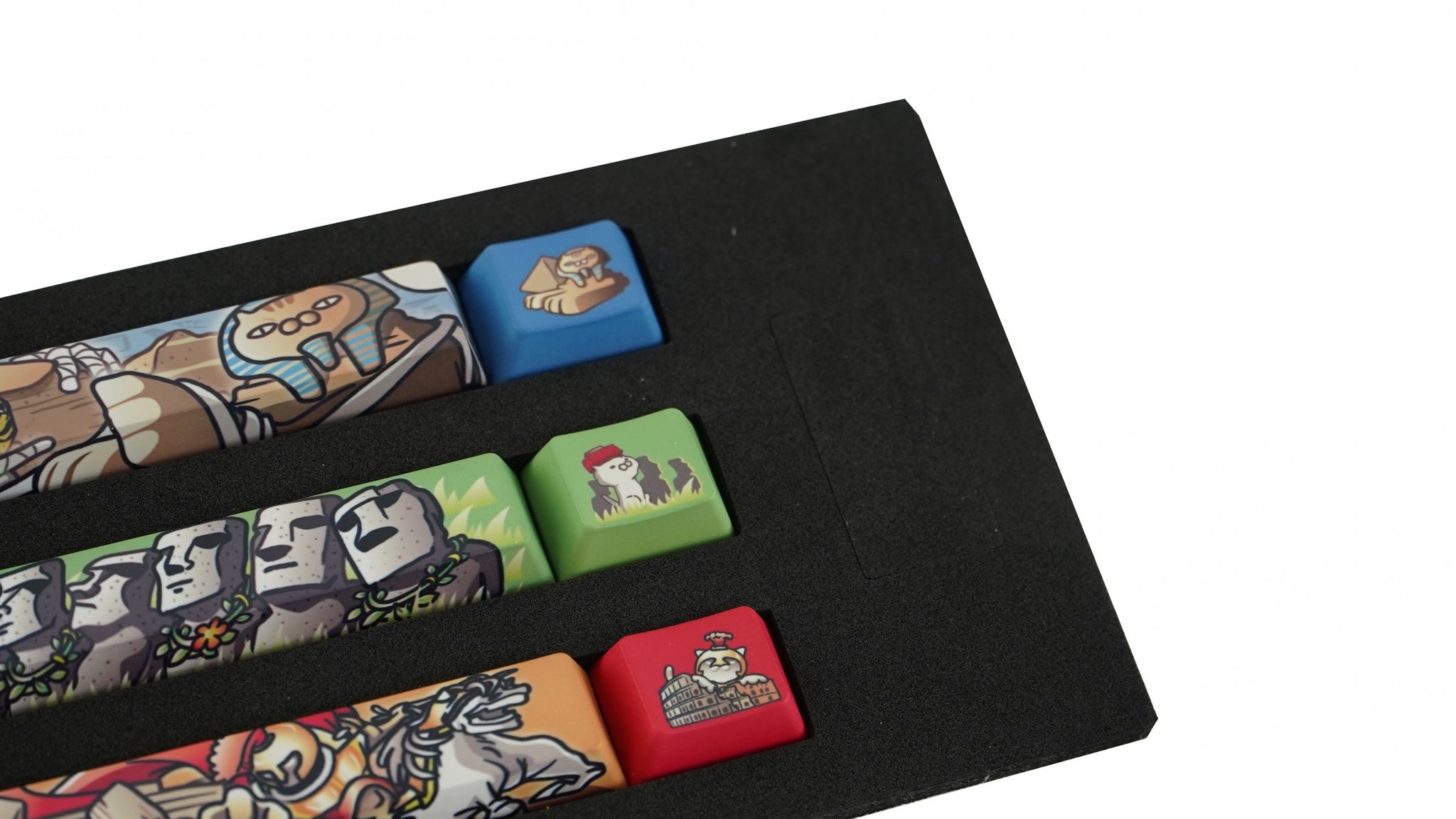 Ji Zun Around The World 6 Key OEM Profile Dye Sub PBT Spacebar Set