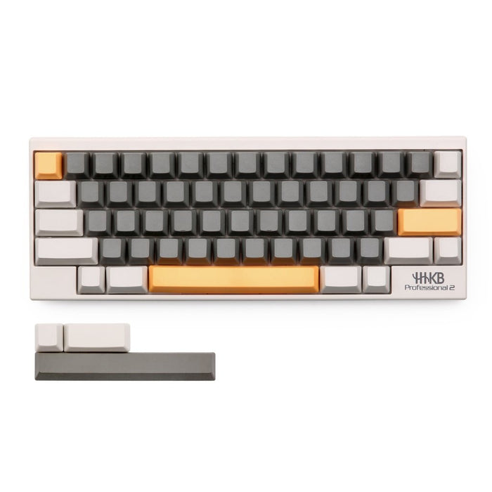 KBDFans Blank Grey and White 63 Key SS2 Profile PBT Topre Keycap Set