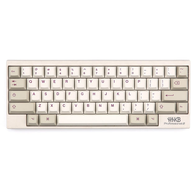 KBDFans Purple / White HHKB 60 Key OEM Profile Dye Sub PBT Topre Keyca