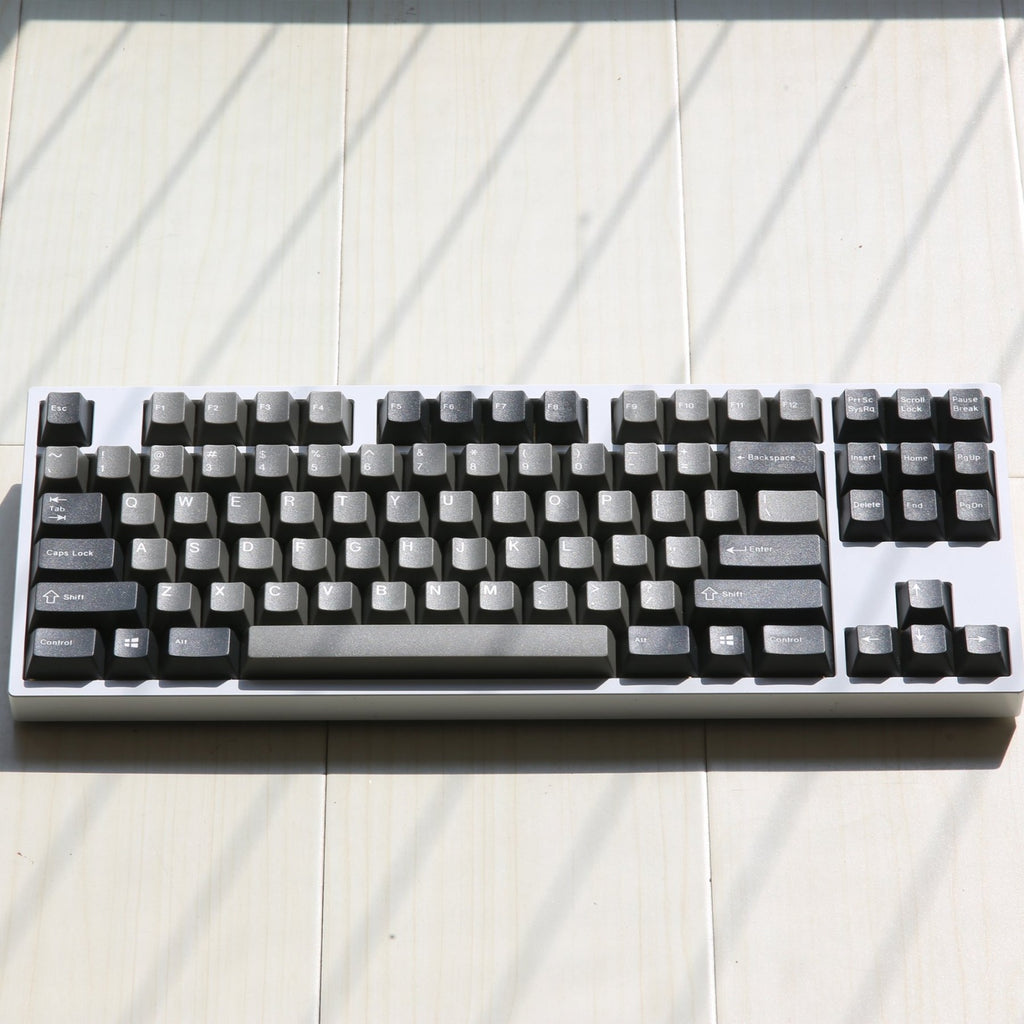 EnjoyPBT Doubleshot ABS Cherry Profile Keycap Set White/Dolch