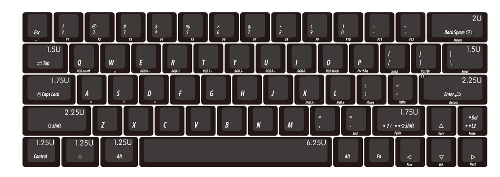 KBDFans DZ60RGB V2 60% Mechanical Keyboard PCB