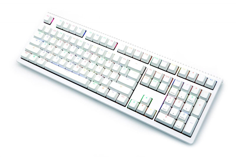 Ducky Shine 6 Golden White RGB LED Double Shot PBT Mechanical Keyboard