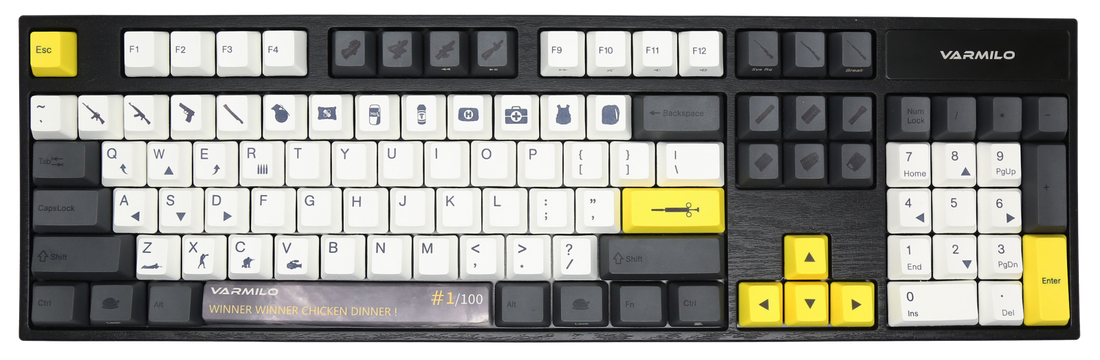 Varmilo VA108M Chicken Dinner Dye Sub PBT Mechanical Keyboard