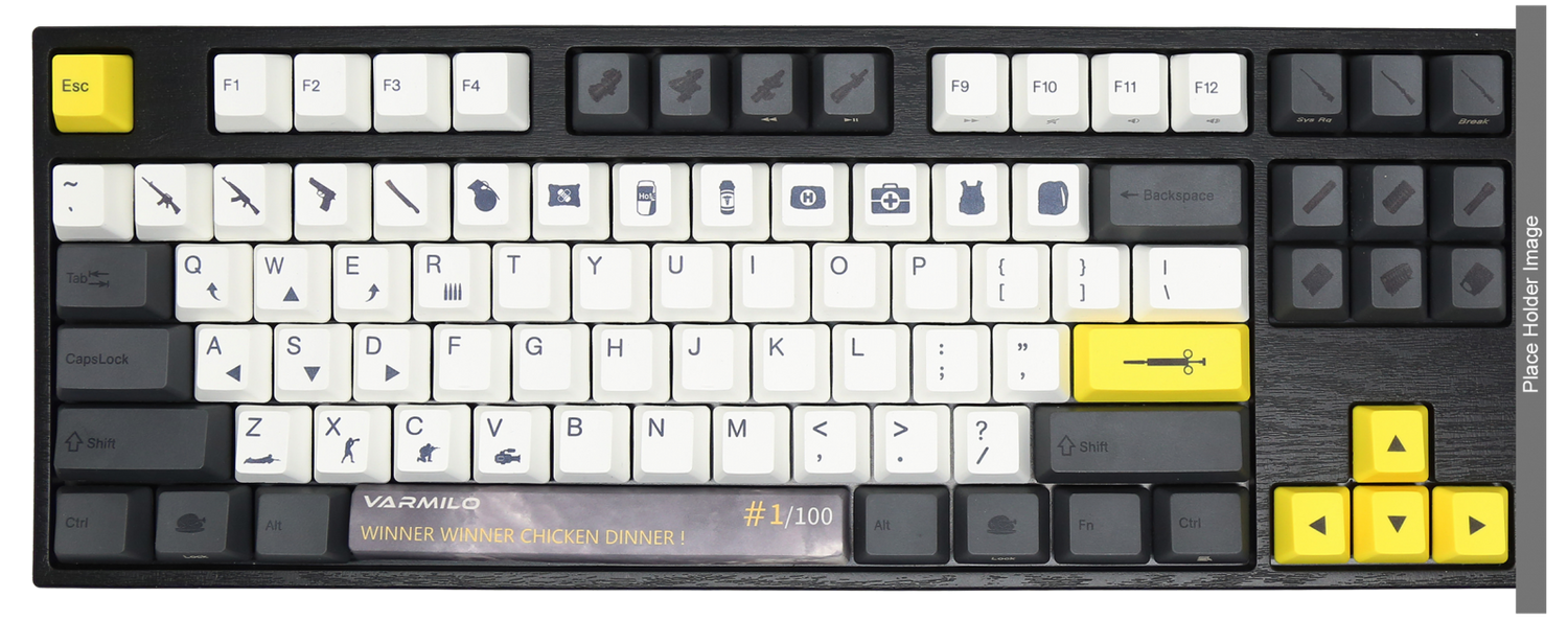 Varmilo VA87M Chicken Dinner TKL Dye Sub PBT Mechanical Keyboard