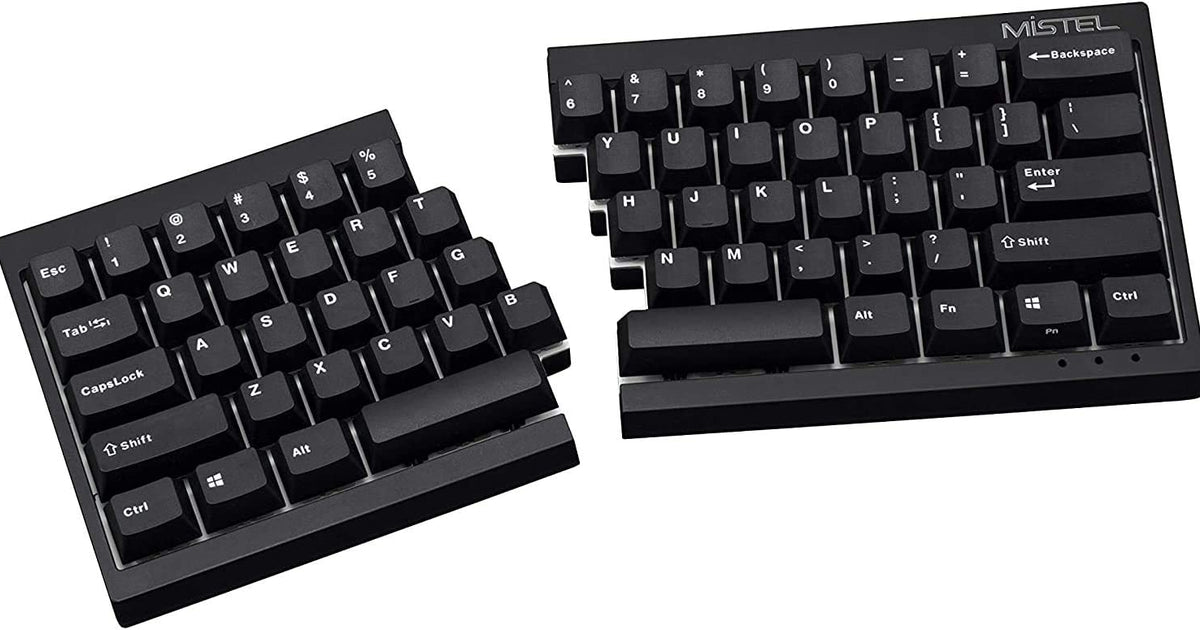 Mistel Barocco Black 60% Split RGB Keyboard