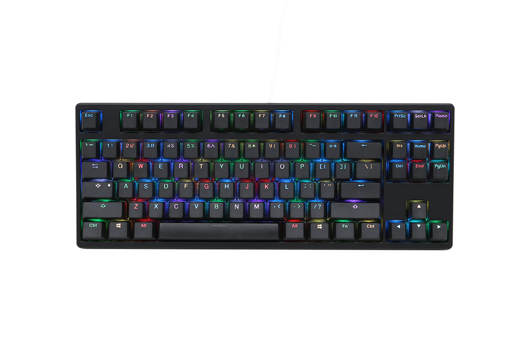 MK Disco Black RGB LED TKL Double Shot PBT Mechanical Keyboard