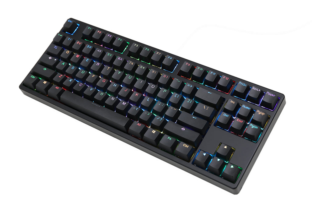 MK Disco Black RGB LED TKL Double Shot PBT Mechanical Keyboard