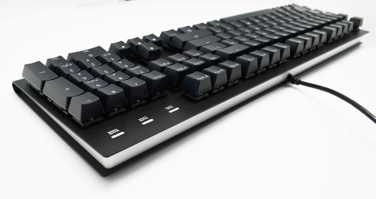 MK Fission White LED Double Shot PBT Mechanical Keyboard