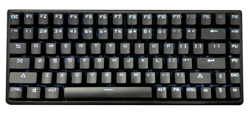 MK MK84 Black Case White LED 75% Mechanical Keyboard