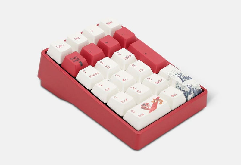Varmilo MA21M Koi White LED Numpad Dye Sub PBT EC Mechanical Keyboard