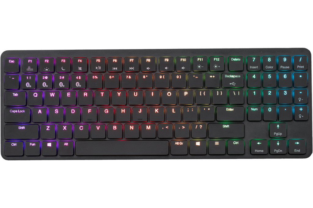 Hexgears X-1 Aluminum TKL Bluetooth RGB Low Profile Mechanical Keyboar