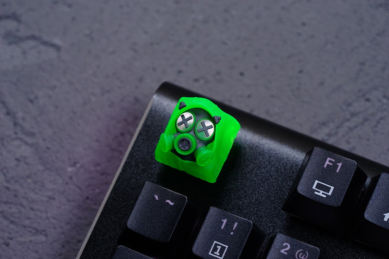 Hot Keys Project HKP Specter Crosseyes Green Poison Artisan Keycap