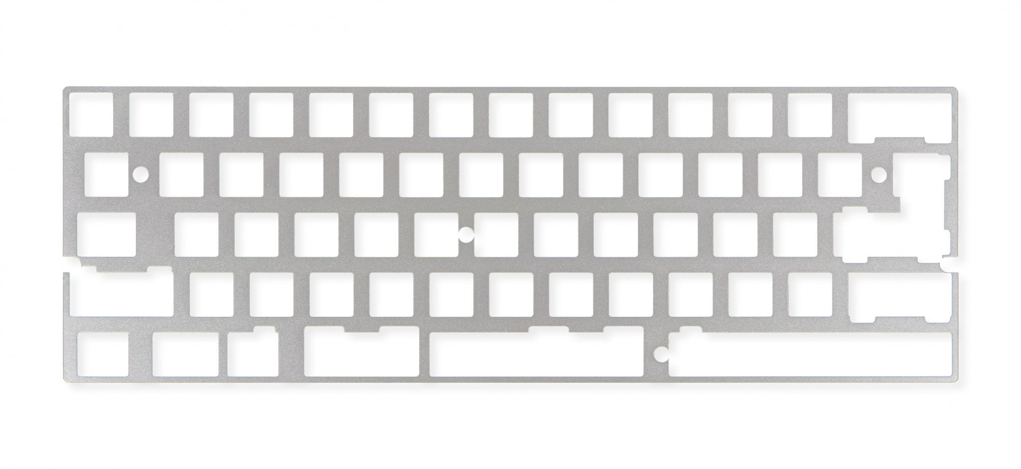 KBDFans DZ60 ANSI CNC Aluminum Plate- 2u Left Shift