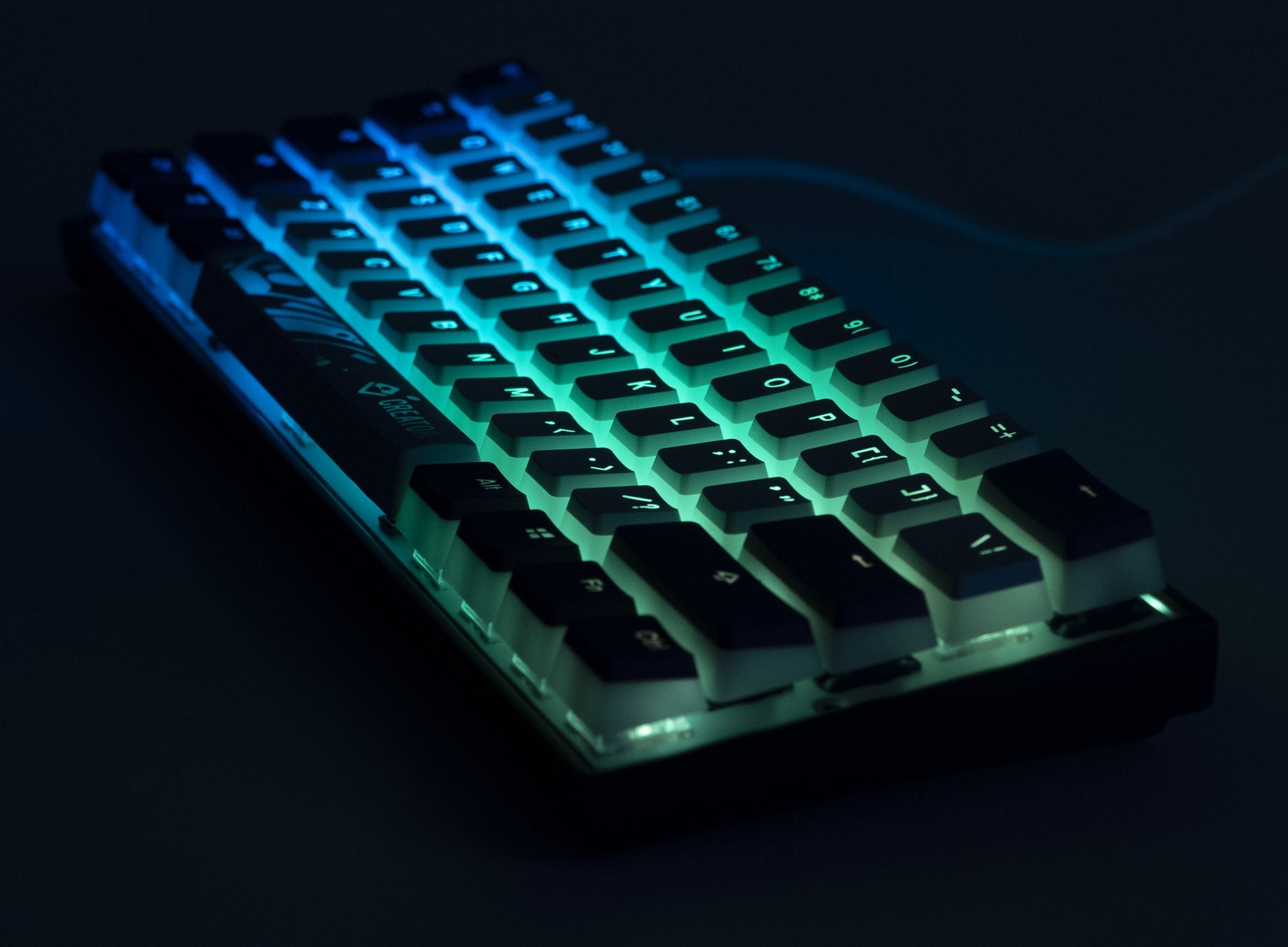 Ducky x MK Creator Mecha Mini RGB 60% Double Shot Pudding PBT Mechanic