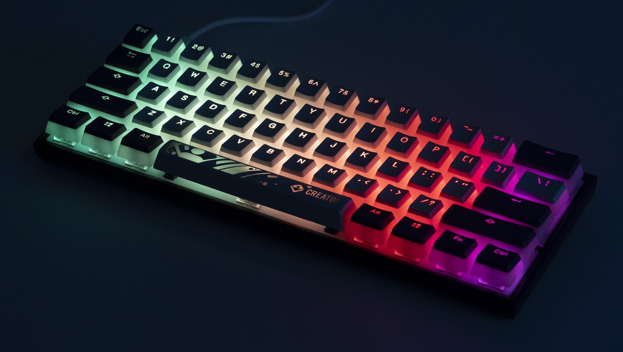 Ducky x MK Creator Mecha Mini RGB 60% Double Shot Pudding PBT Mechanic