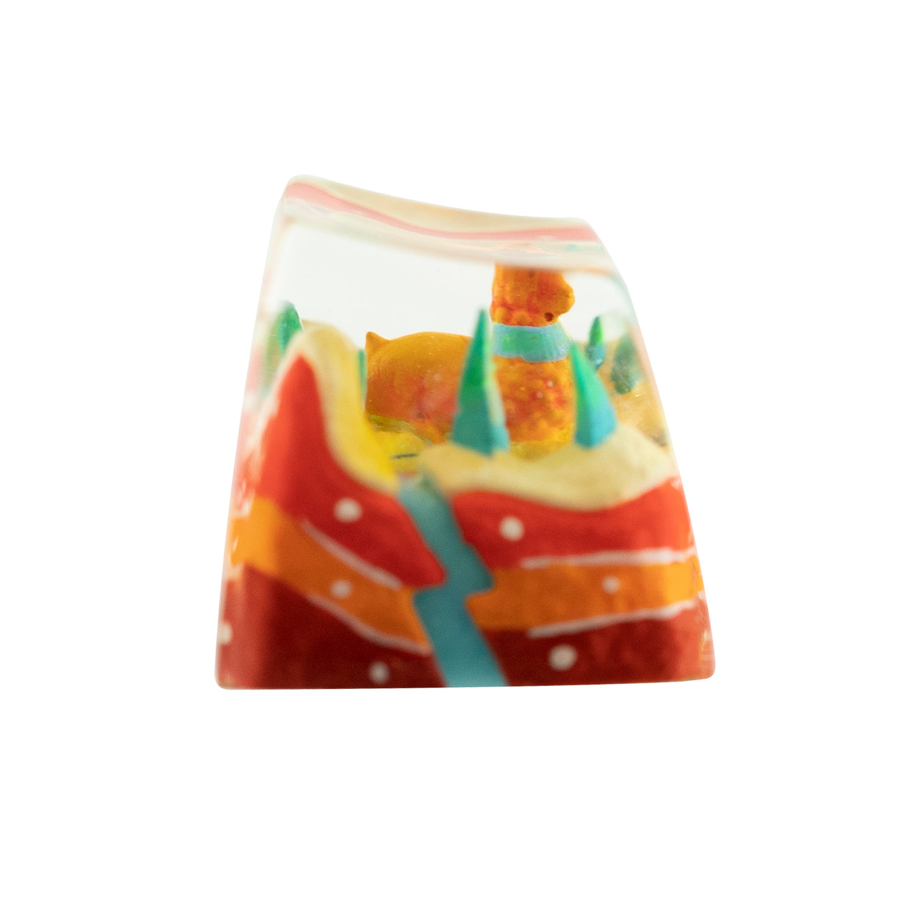 Dwarf Factory x MK Oasis Llama Artisan Keycap SA Profile Resin Artisan