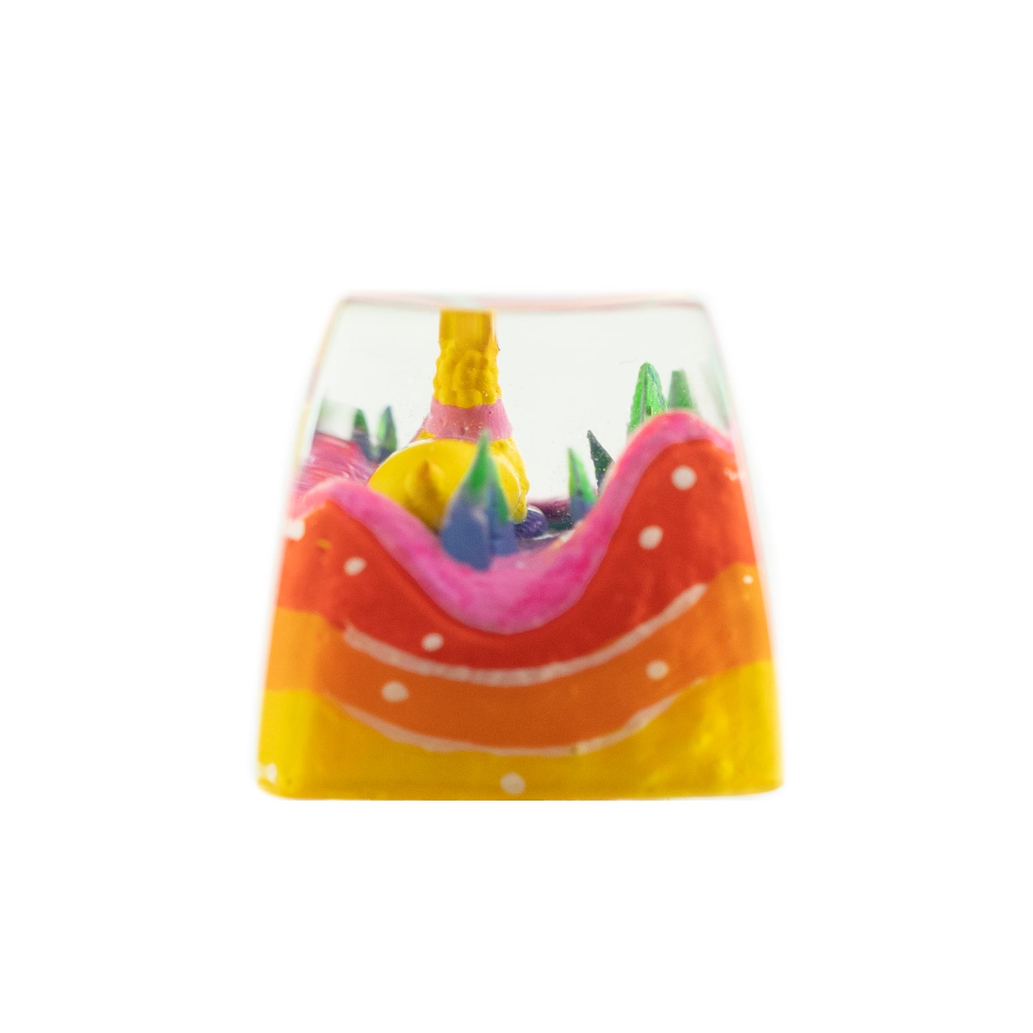 Dwarf Factory x MK Rainbow Llama Artisan Keycap SA Profile Resin Artis